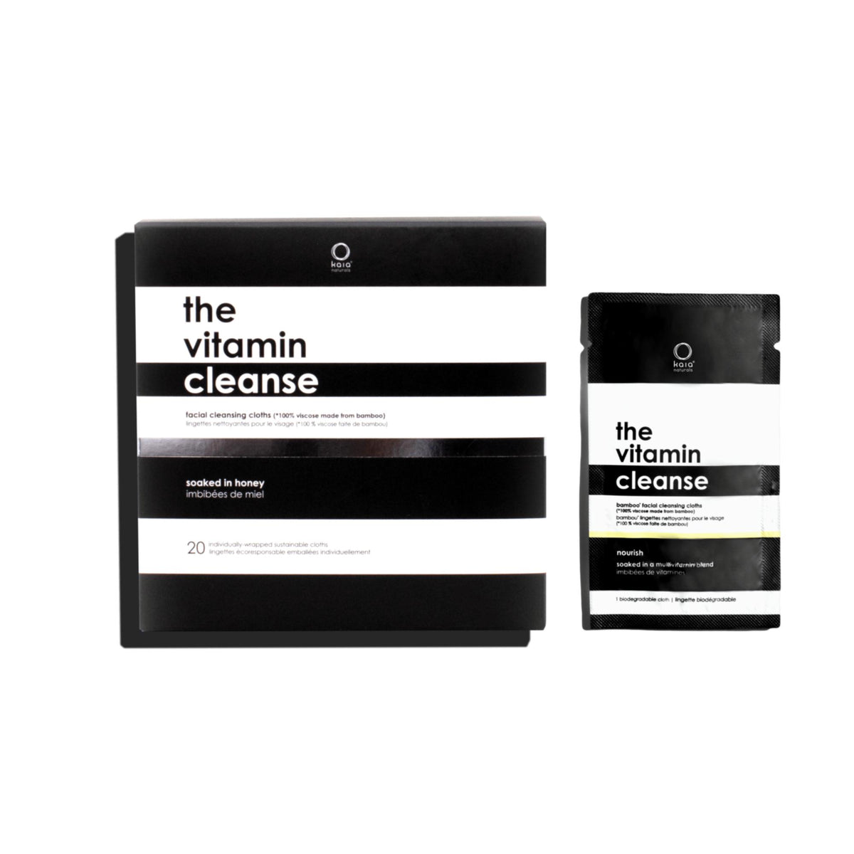 Kaia Naturals The Vitamin Cleanse Cloths | The Detox Market - Canada